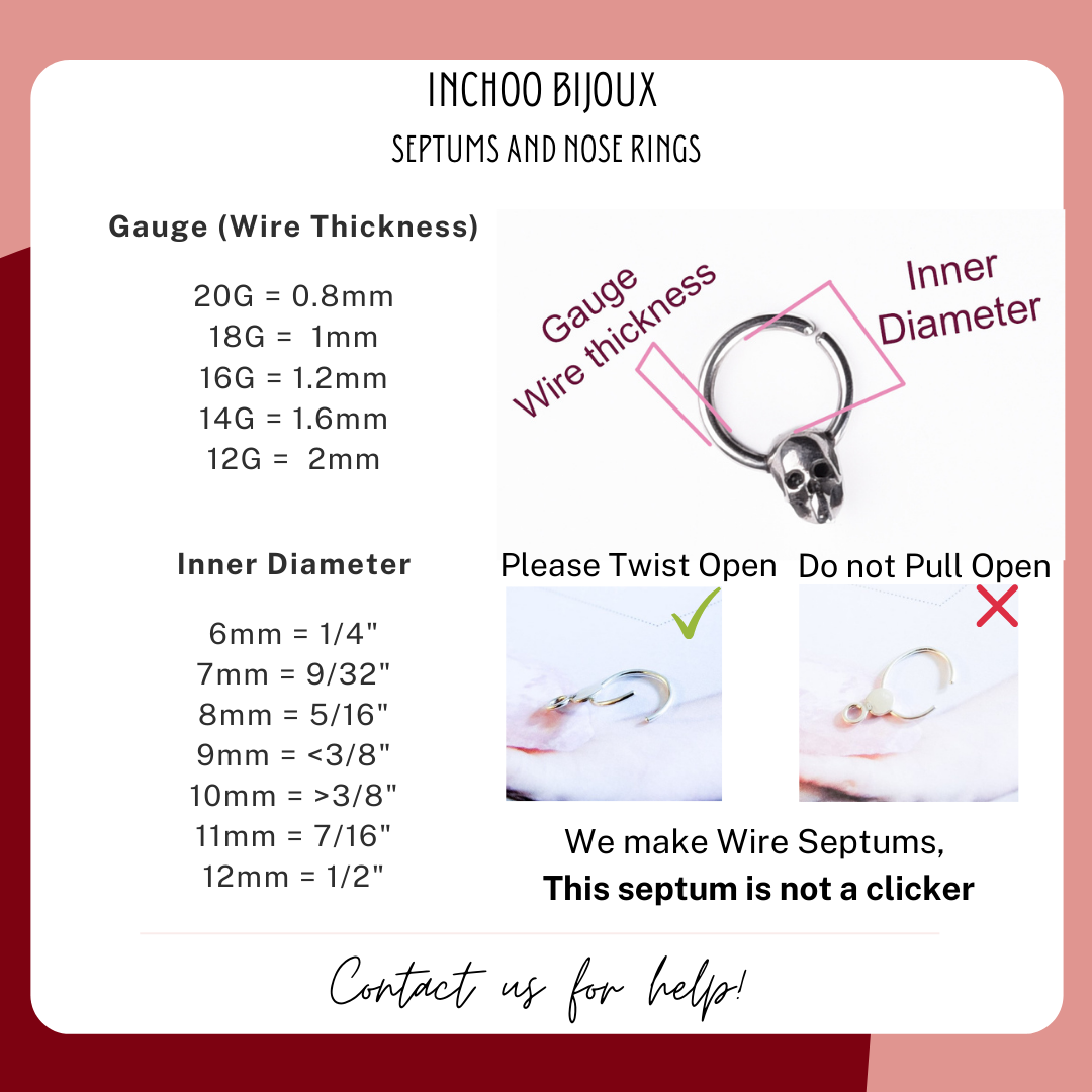 Simple Septum Nose Ring – Inchoo Bijoux